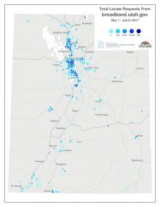 July 2017 Map of the Month: ‘Where’ for the Utah Residential Broadband ...